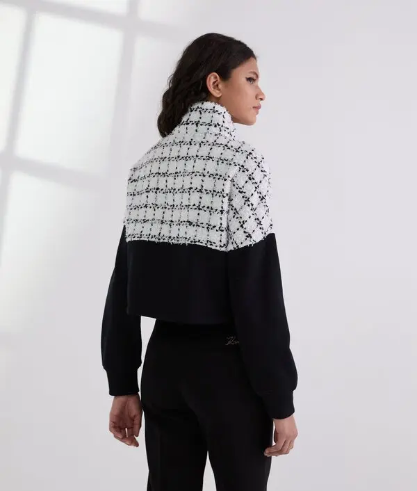 Karl Lagerfeld Bouclé Sweat Jacket