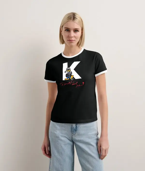 Karl Lagerfeld X Disney Collaboration T-shirt - Black