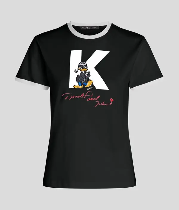 Karl Lagerfeld X Disney Collaboration T-shirt - Black