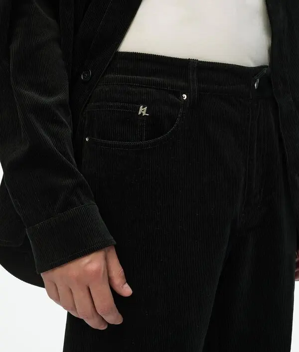 Karl Lagerfeld Corduroy Straight Leg Pants