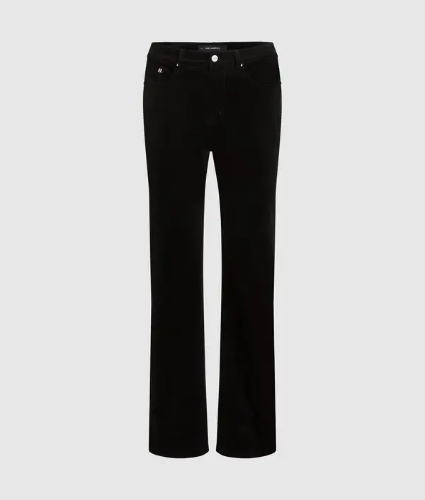Karl Lagerfeld Corduroy Straight Leg Pants