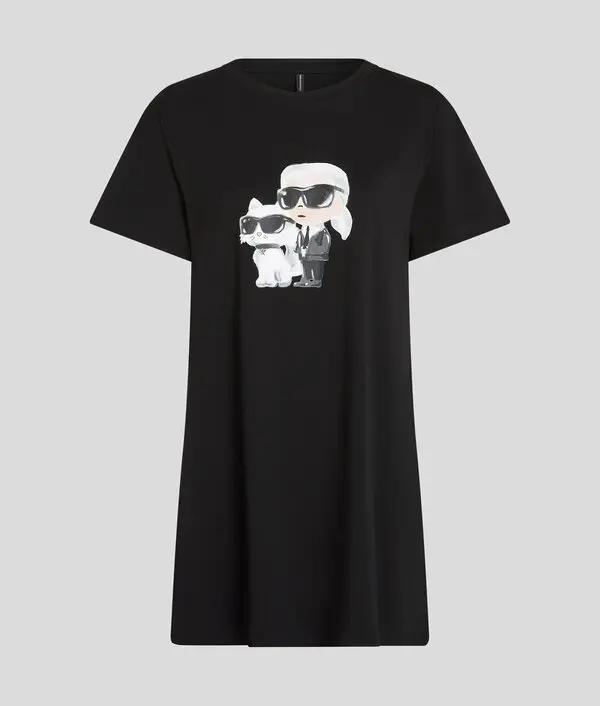 Karl Lagerfeld Organic Cotton Ikon T-shirt Dress