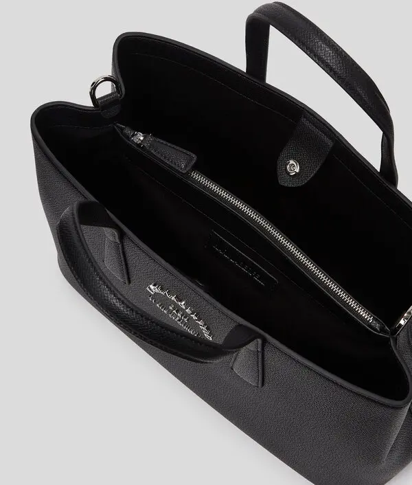 Karl Lagerfeld Rue St-guillaume Metal Satchel Bag