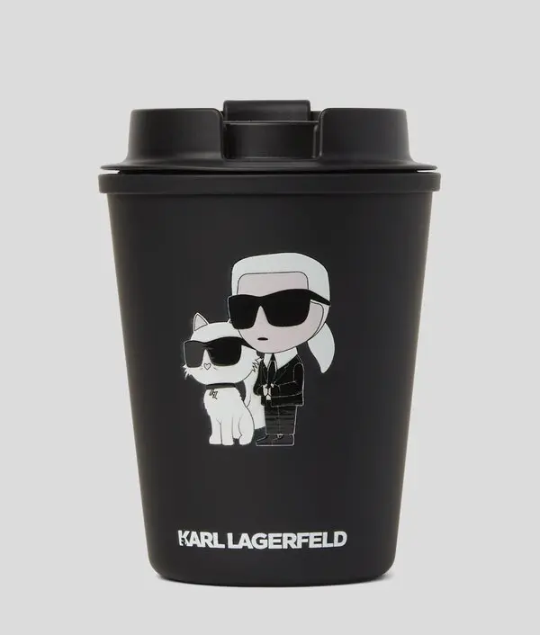 Karl Lagerfeld Ikon Travel Cup - Black