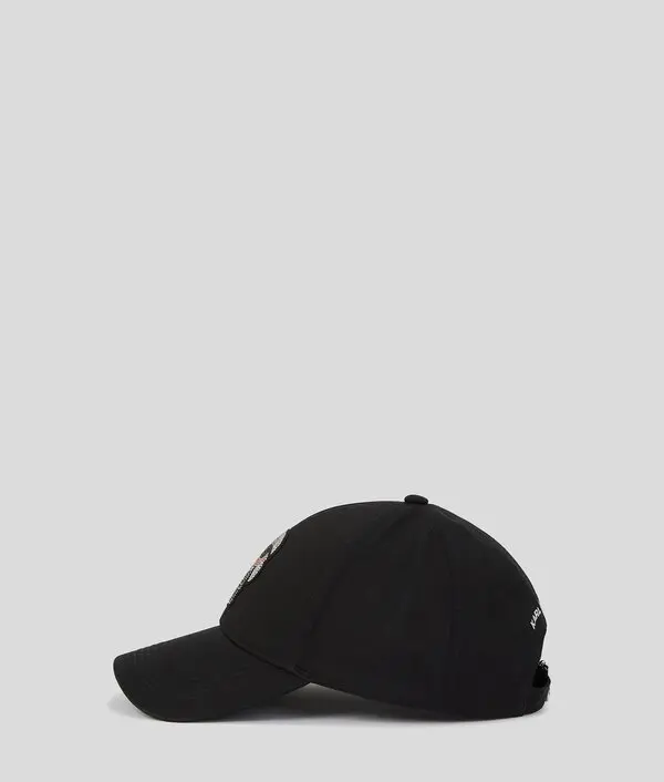 Karl Lagerfeld Ikon Rhinestones Cap