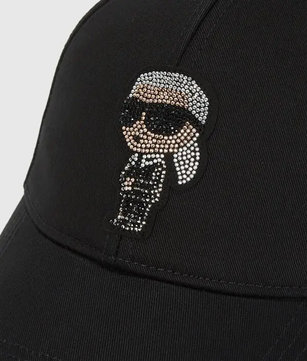 Karl Lagerfeld Ikon Rhinestones Cap