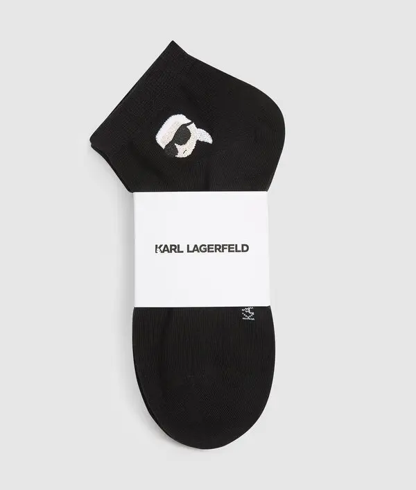 Karl Lagerfeld Ikon Short Socks 3-pack - Black