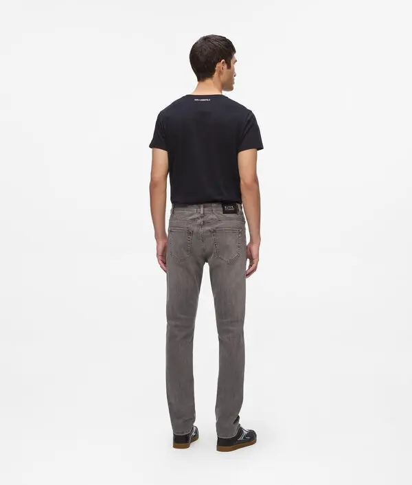Karl Lagerfeld Slim Fit Stretch Jeans - Silver