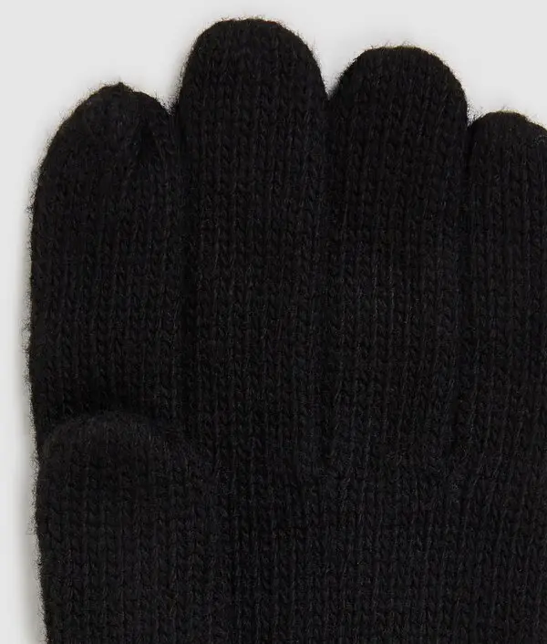 Karl Lagerfeld Logo Knitted Gloves