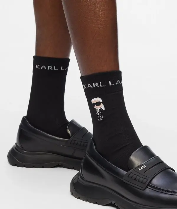 Karl Lagerfeld Ikon Socks 3-pack - Black