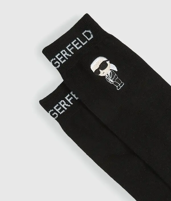 Karl Lagerfeld Ikon Socks 3-pack - Black
