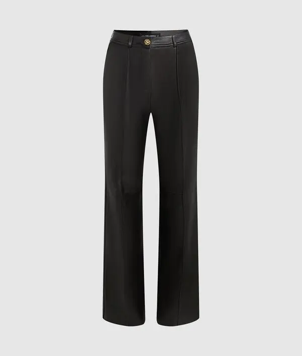 Karl Lagerfeld Straight-leg Leather Trousers
