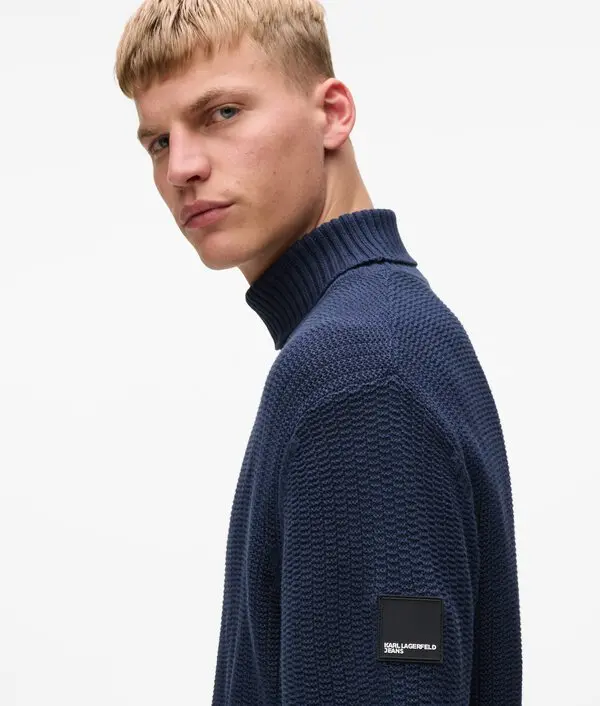 KL JEANS Jeans Relaxed Rollneck Sweater In Cotton