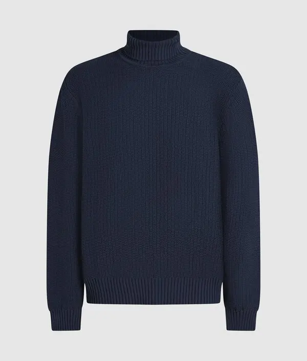 KL JEANS Jeans Relaxed Rollneck Sweater In Cotton
