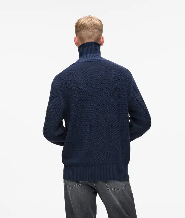 KL JEANS Jeans Relaxed Rollneck Sweater In Cotton