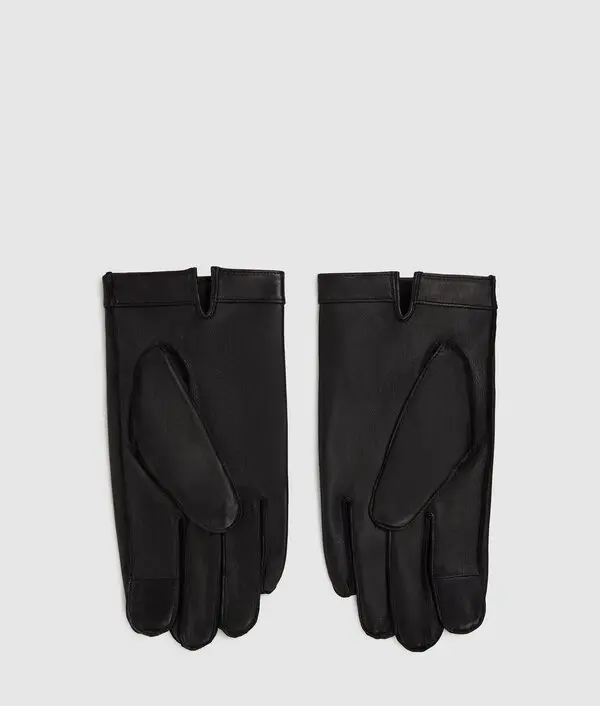 Karl Lagerfeld K/monogram Leather Gloves