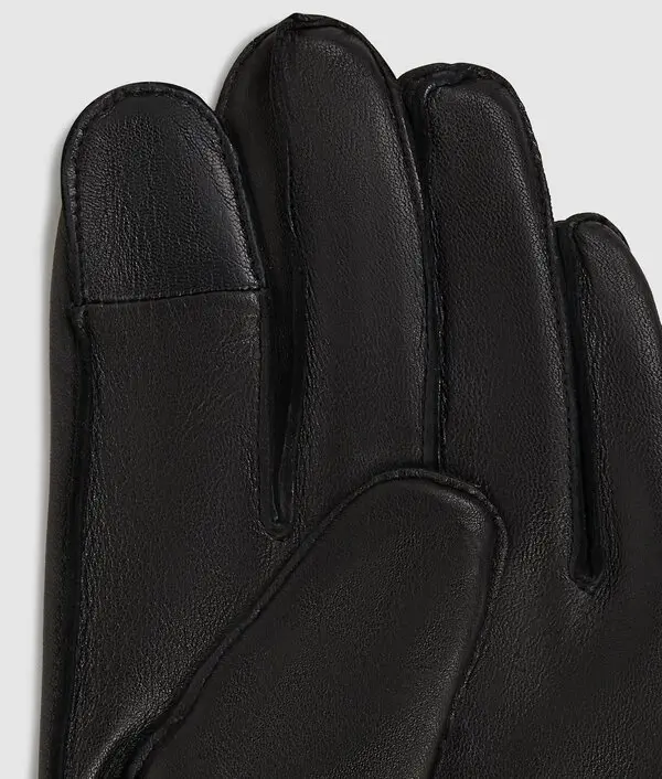 Karl Lagerfeld K/monogram Leather Gloves