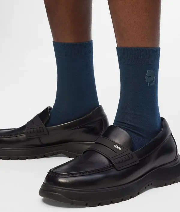Karl Lagerfeld Kameo Socks – 3-pack - Evening Blue
