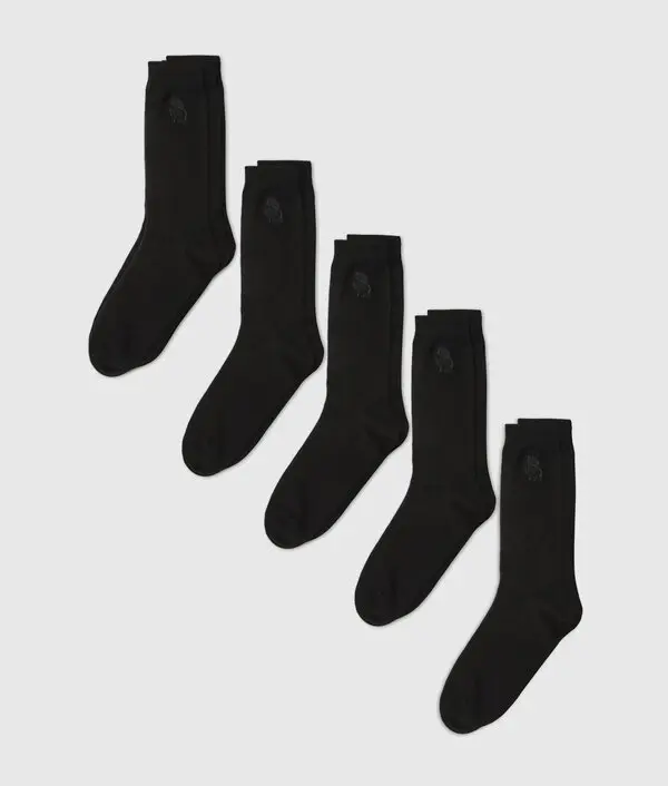 Karl Lagerfeld Kameo Socks 5-pack - Black
