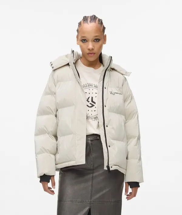 KL JEANS Pearlised Puffer Jacket - Moonstruck