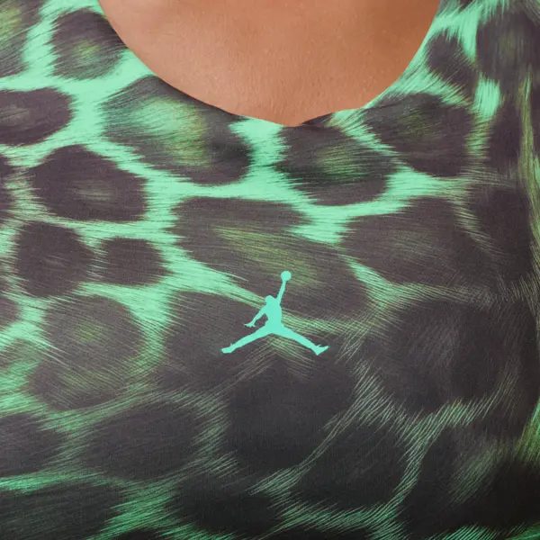 JORDAN Sport Dri-fit Cropped Top With Racerback And All-over Print