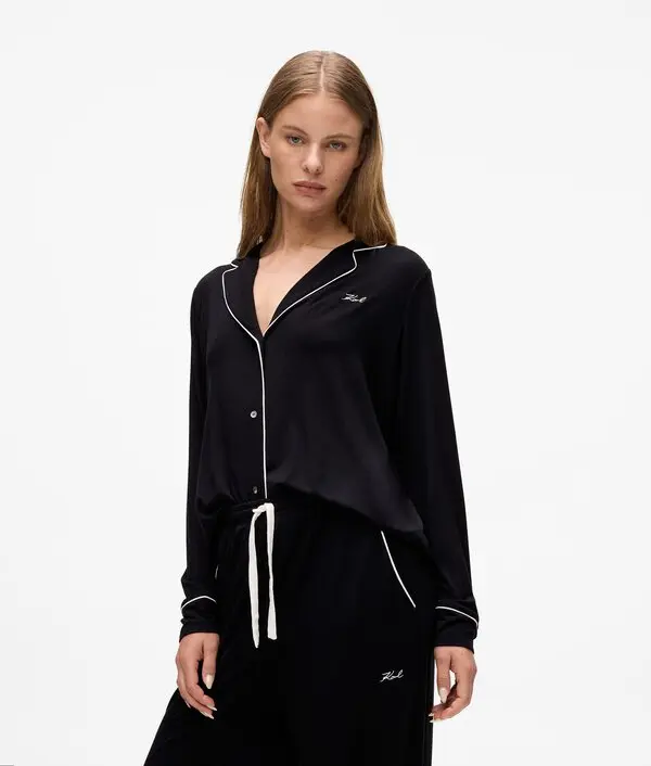 Karl Lagerfeld Signature Pajama Set