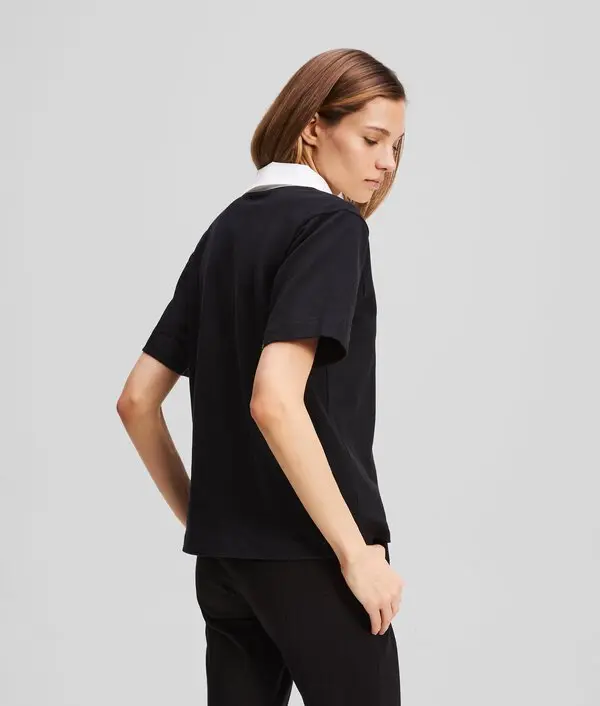 Karl Lagerfeld Signature Polo Shirt