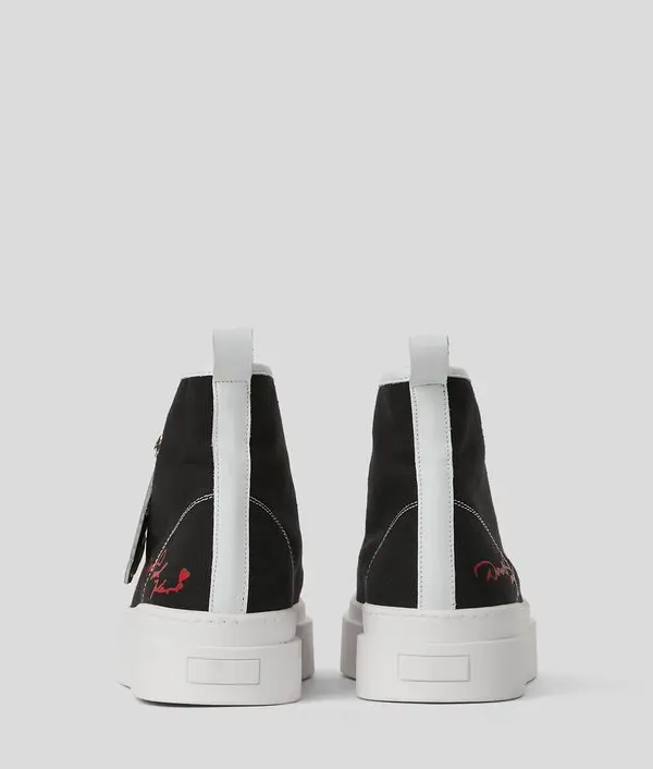 Karl Lagerfeld X Disney Donald Duck High-top Sneakers