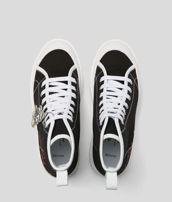 Karl Lagerfeld X Disney Donald Duck High-top Sneakers