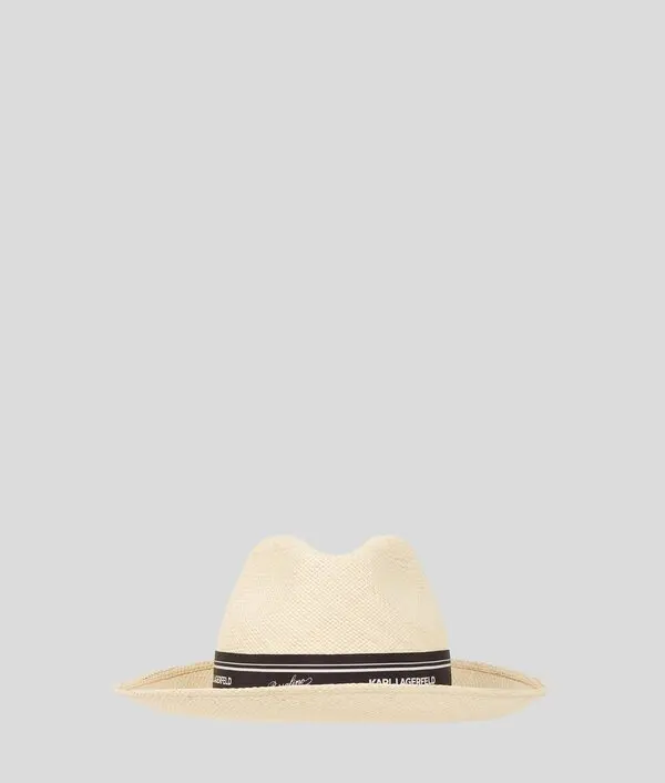 Karl Lagerfeld X Borsalino Panama Hat - Natural