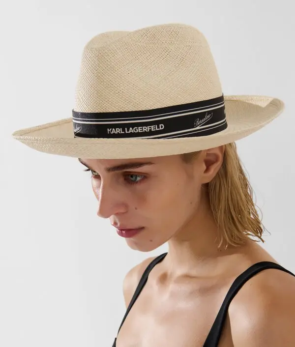 Karl Lagerfeld X Borsalino Panama Hat