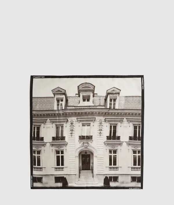 Karl Lagerfeld Maison De Karl Silk Scarf - Multi