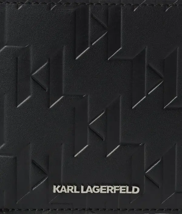 Karl Lagerfeld K/loom Leather Bi-fold Wallet