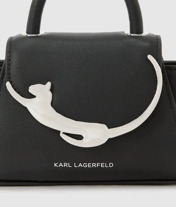 Karl Lagerfeld Choupette Nano Bag In Leather