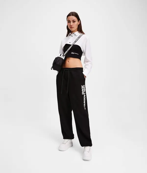 KL JEANS Jeans Slim-fit Sweatpants With Logo Detail