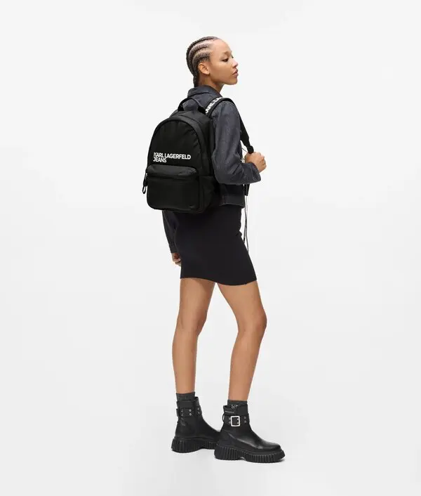 KL JEANS Jeans Logo Nylon Backpack