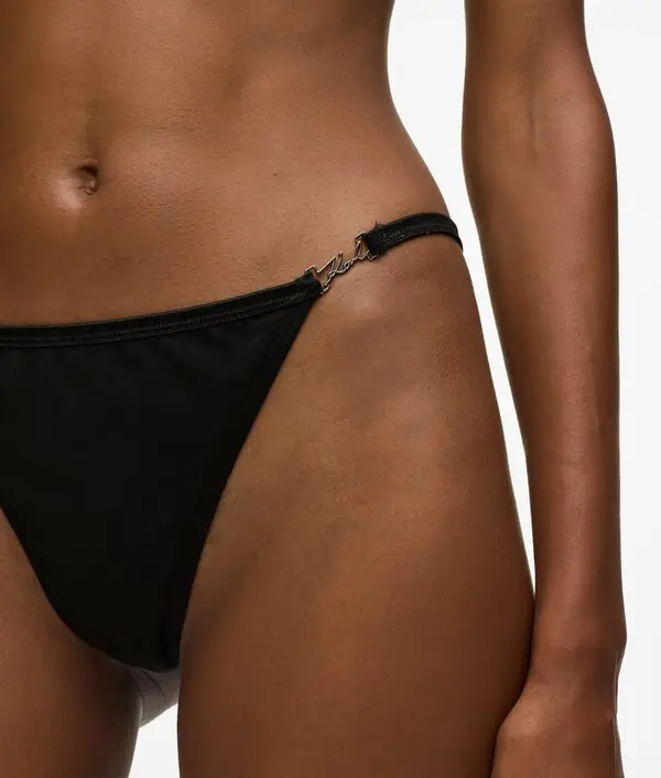 Karl Lagerfeld Signature High-leg Thong