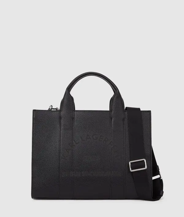 Karl Lagerfeld Rue St-guillaume Medium Tote Bag - Black