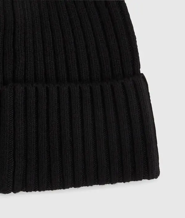 KL JEANS Jeans Logo Patch Ribbed Beanie