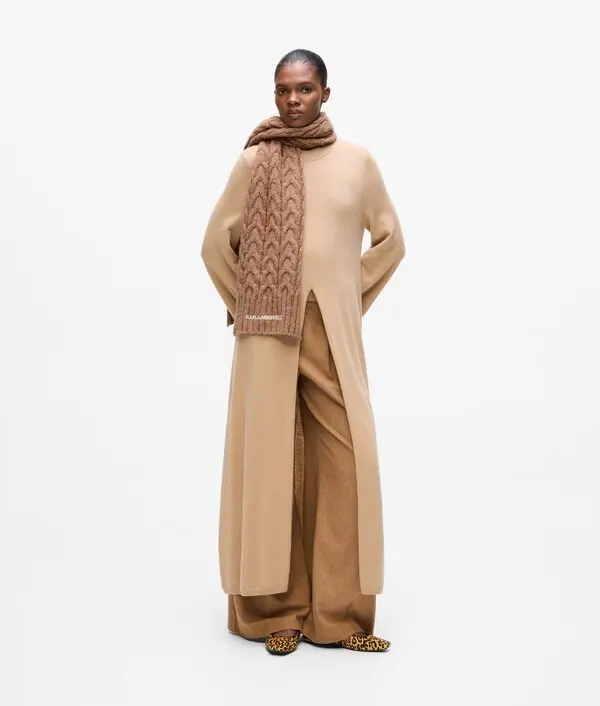 Karl Lagerfeld Cable-knit Scarf