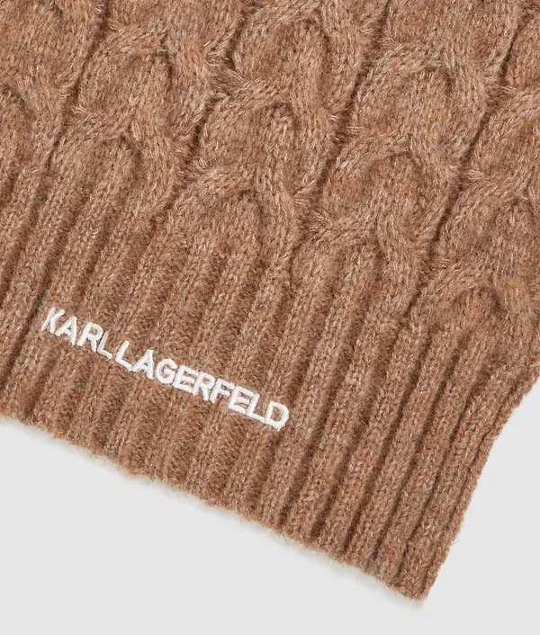 Karl Lagerfeld Cable-knit Scarf
