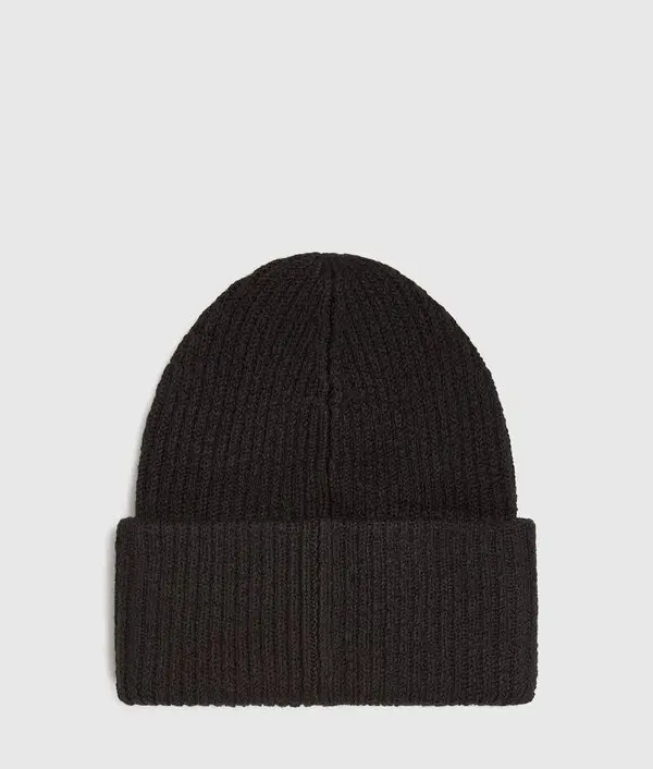KL JEANS Jeans Logo Patch Long Beanie - Black