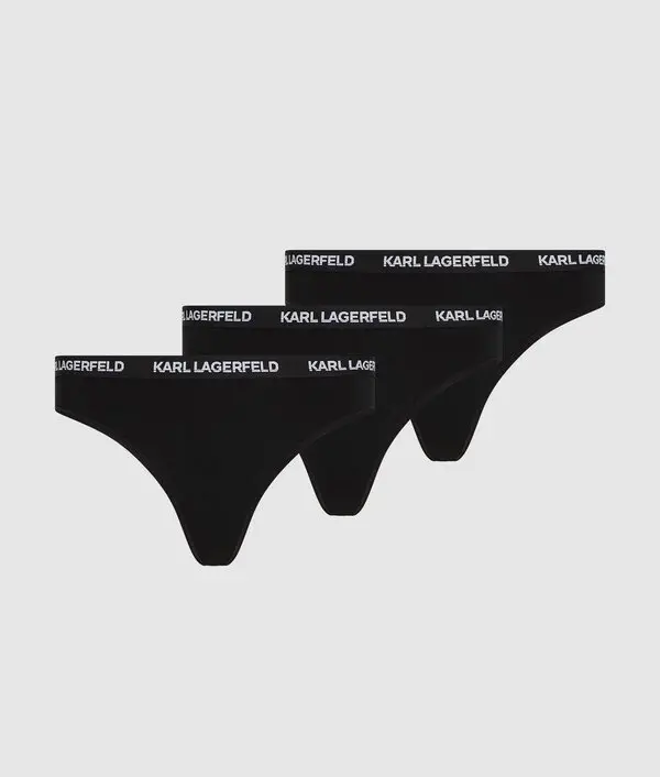 Karl Lagerfeld Logo Brief – 3-pack - Black