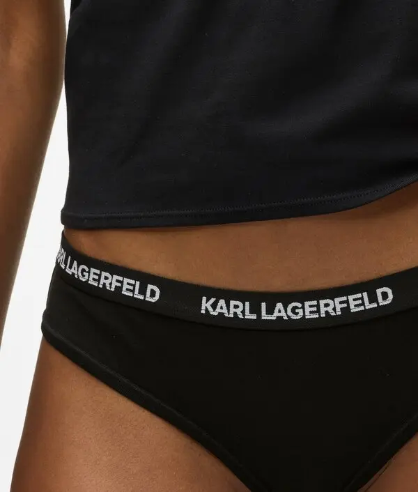 Karl Lagerfeld Logo Brief – 3-pack - Black