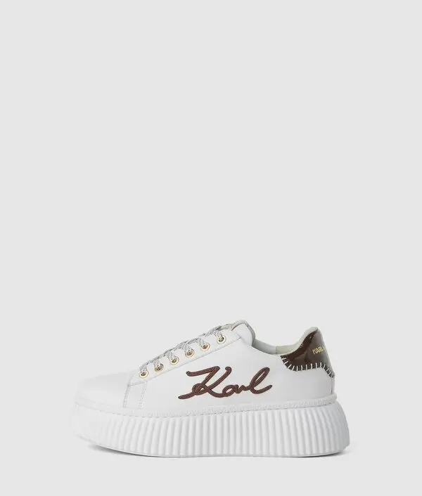 Karl Lagerfeld Kreeper Cornelly Sneakers - White
