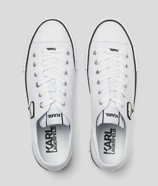 Karl Lagerfeld Ikon Kampus Max Canvas Sneakers