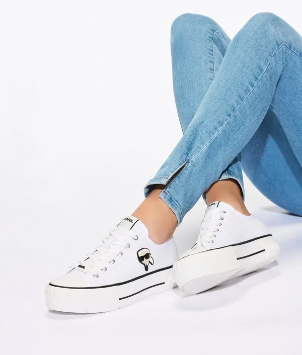 Karl Lagerfeld Ikon Kampus Max Canvas Sneakers