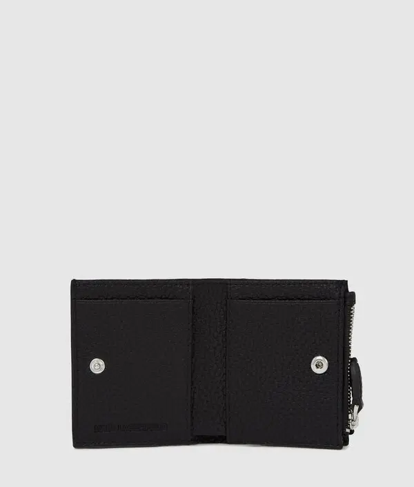 Karl Lagerfeld Ikon Pebble Small Bi-fold Wallet