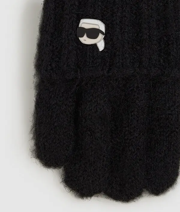 Karl Lagerfeld Ikon Knit Gloves