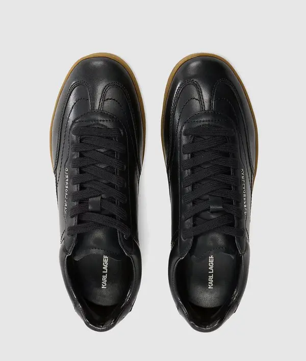 Karl Lagerfeld Kandidate Leather Sneakers - Black